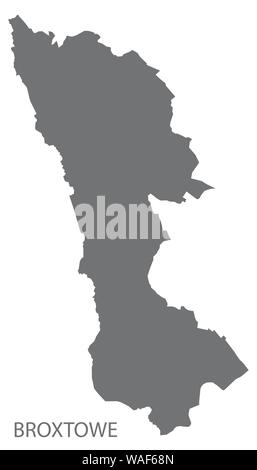 Broxtowe district map - England UK Stock Vector Image & Art - Alamy