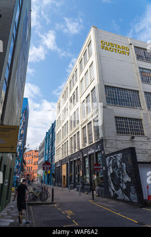 The Custard Factory in the creative quarter of Digbeth, Birmingham, UK ...