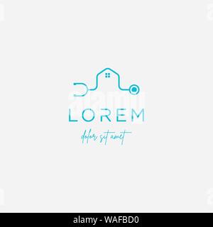 medical home logo vector design illustration Stock Vector Image & Art ...