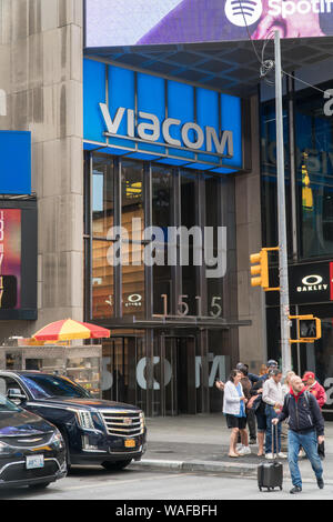 Viacom headquarters in Times Square in New York on Tuesday, September ...