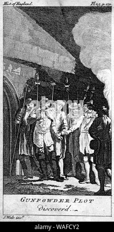 Gunpowder Plot of 1605 Treason Jesuit assassination King James I of ...