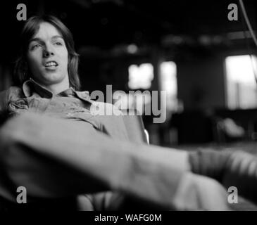 Jimmy McCullough during an interview, 1973, possible Montreux Jazz ...