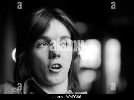 Jimmy McCullough during an interview, 1973, possible Montreux Jazz ...