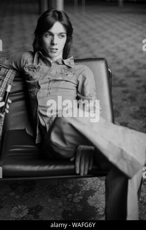 Jimmy McCullough during an interview, 1973, possible Montreux Jazz ...