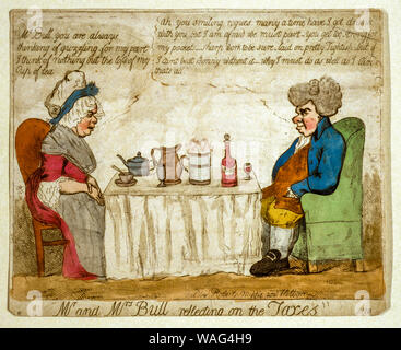 . British political cartoon; A satire on the Helder Expedition, 1799 ...