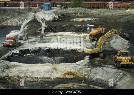 Liquidation of remediation of landfills waste of oil and toxic ...