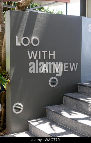 Loo with a View at Mooloolaba Beach, Sunshine Coast, Queensland Stock ...