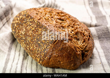 Fresh bio organic bread from artisanal bakery close up Stock Photo - Alamy