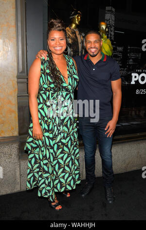 Courtney A. Kemp (L) and Michael J. Ferguson attend the Power Final ...