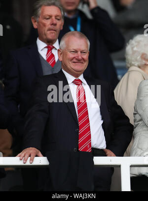Bristol City owner Steve Lansdown and his wife Maggie Lansdown attend ...