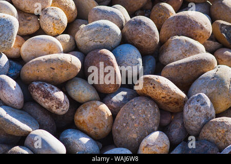 Polished river rocks Stock Photo - Alamy