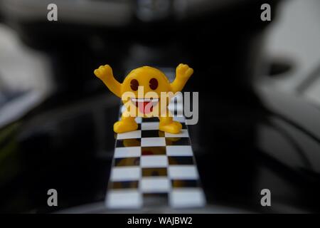 Motorcycle face smiley Stock Photo - Alamy