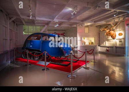 Canada, Quebec, Valcourt. Musee Joseph-Armand Bombardier, museum ...