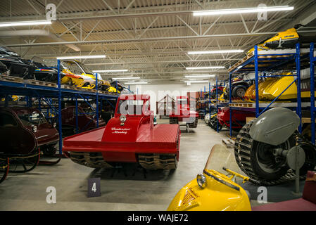 Canada, Quebec, Valcourt. Musee Joseph-Armand Bombardier, museum ...