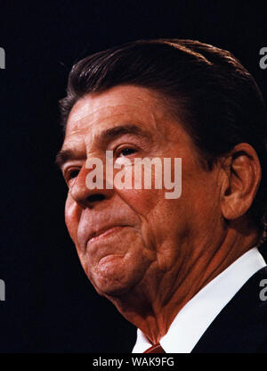 March 3, 1985. President Ronald Reagan with Prime Minister Brian ...