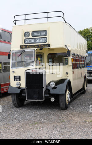 Leyland Titan Double decker bus Stock Photo - Alamy