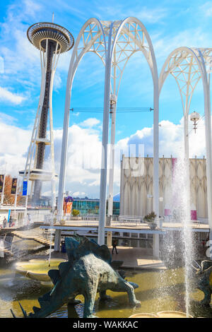 Seattle, Washington State. The Pacific Science Center at the Seattle ...