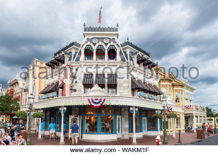 Walt Disney's Magic Kingdom theme park, showing the fairy tale Stock ...