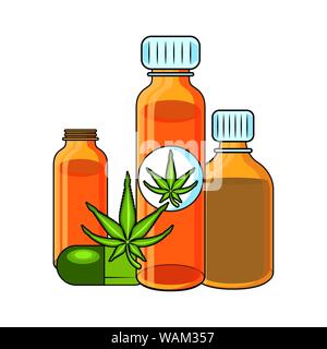 cannabis martihuana sativa hemp cartoon Stock Vector Image & Art - Alamy