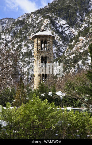 Exterior of the Santa Coloma church, Andorra, Europe Stock Photo - Alamy