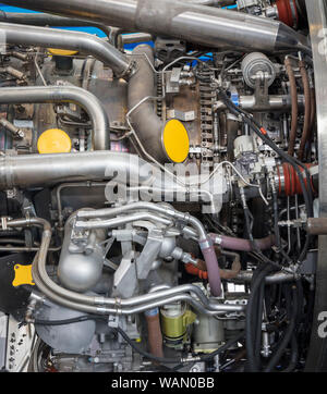 GE Aviation GE90-115b jet engine, Boeing Museum of Flight, Boeing Field ...