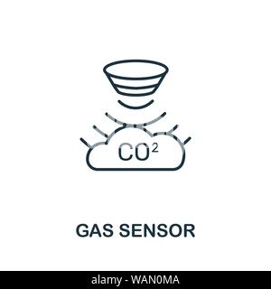 Pressure Sensor icon from sensors icons collection. Creative two colors ...