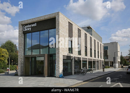 The new Camberwell Library on Camberwell Green, London, UK. Opened in ...