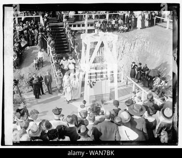 The ceremony of laying the cornerstone at the Shrine of the Immaculate ...