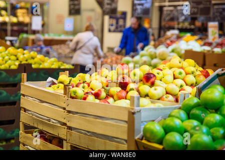 LVIV, UKRAINE - October 6, 2018: grocery store. shopping concept Stock ...