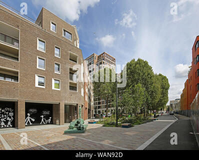 New housing on Wansey Street, London UK. Part of Elephant Park - the ...