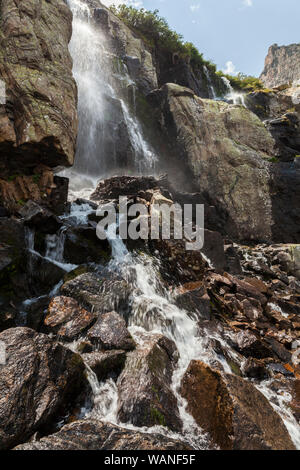 Timberline Falls, Rocky Mountain National Park, Colorado Stock Photo ...