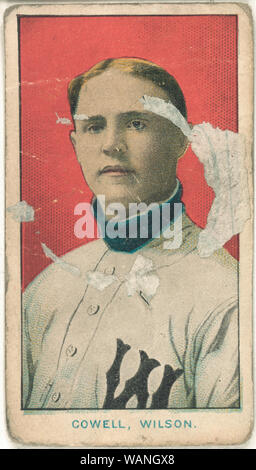 Cowell, Wilson Team, baseball card portrait Stock Photo - Alamy