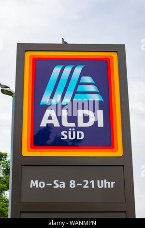 Logo for Aldi Sued (Aldi South Stock Photo - Alamy