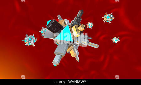 Medical nanorobot, illustration Stock Photo: 245979165 - Alamy