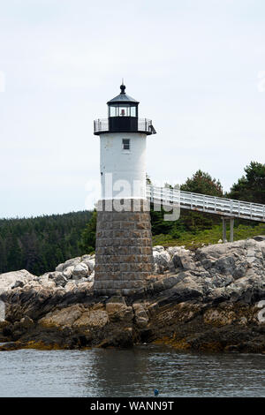 The old Isle au Haut lighthouse is now an inn, Isle au Haut, Maine ...