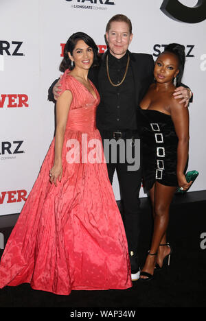 L-R: Actors Lela Loren, Naturi Naughton, Omari Hardwick, exec. producer ...