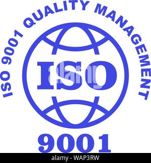 ISO 9001 certified - quality standard golden seal Stock Vector Image & Art - Alamy