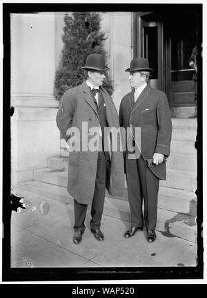 DIX, JOHN A. GOVERNOR OF NEW YORK, 1910-1912. RIGHT, WITH SULZER Stock ...