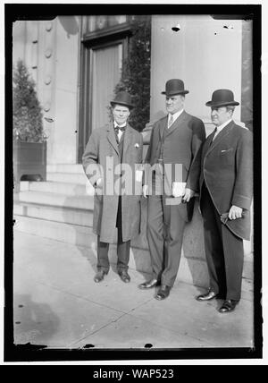 DIX, JOHN A. GOVERNOR OF NEW YORK, 1910-1912. RIGHT, WITH SULZER Stock ...