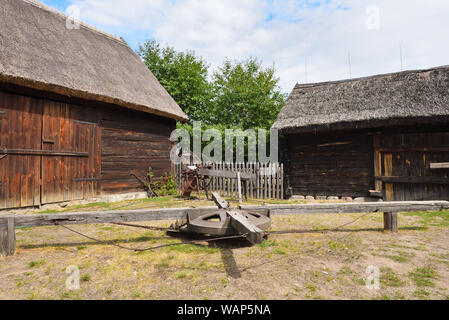 The Folk Culture Museum in Osiek by the river Notec, the open-air ...
