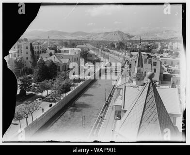Damascus (Esh-Sham). River Abana. 1898, Syria, Damascus Stock Photo - Alamy