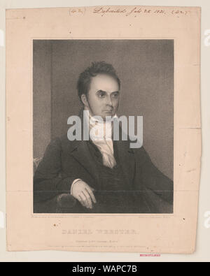 Daniel Webster. Portrait of the American politician and Secretary of ...
