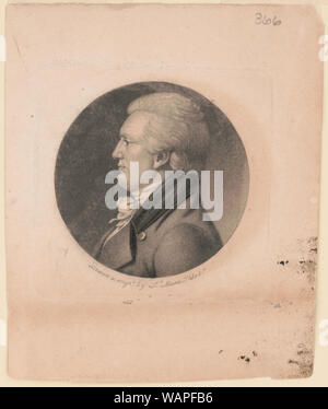 David Meade Randolph, head-and-shoulders portrait, left profile ...