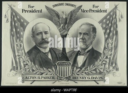 Democratic candidates. For president, Alton B. Parker. For v Stock ...