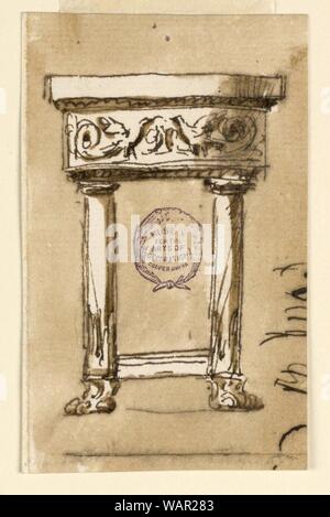 Drawing, Console Table, ca. 1790 Stock Photo - Alamy