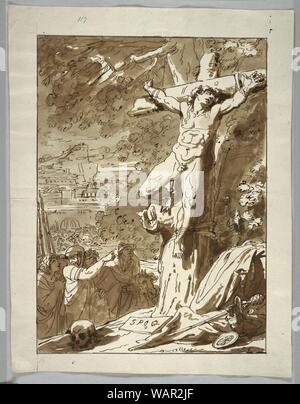 DRAWING OF THE CRUCIFIXION Stock Photo - Alamy