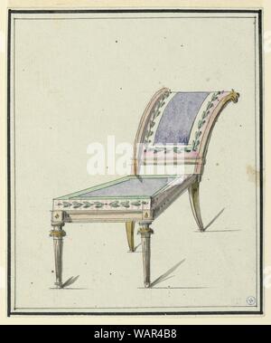 Drawing, Design for a Chair, 1790 Stock Photo - Alamy