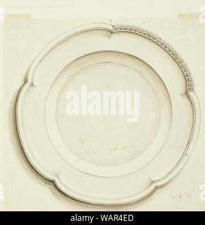 Drawing, Design for a Circular Platter, ca. 1810–25 Stock Photo - Alamy