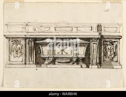 Design for an Altar Mensa, Possibly for Santa Maria del Priorato ...
