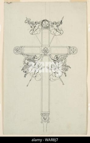 Drawing, Design for a Cross, ca. 1820 Stock Photo - Alamy